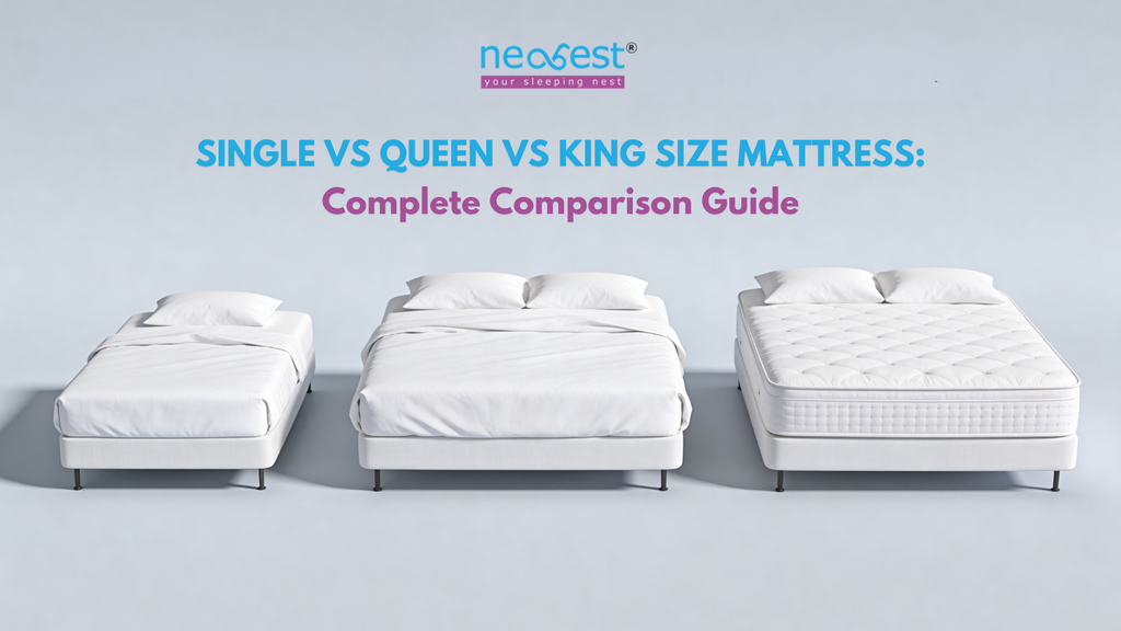 Single vs Queen vs King Size Mattress: Complete Comparison Guide – NeoBest