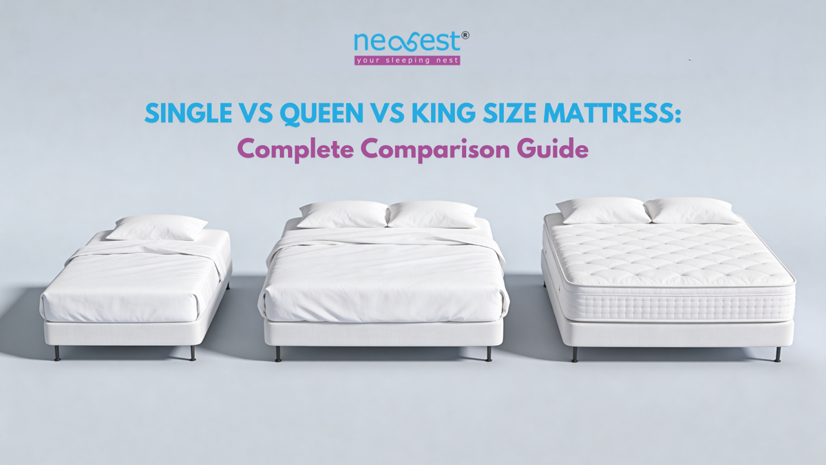 Single vs Queen vs King Size Mattress: Complete Comparison Guide – NeoBest
